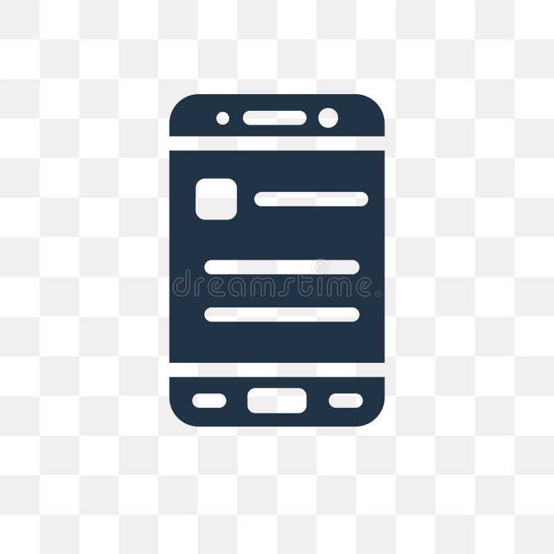 Applications Vector Icon Isolated on Transparent Background, App Stock ...