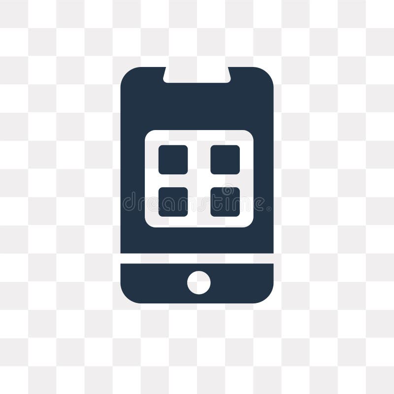 Application Vector Icon Isolated on Transparent Background, Application ...