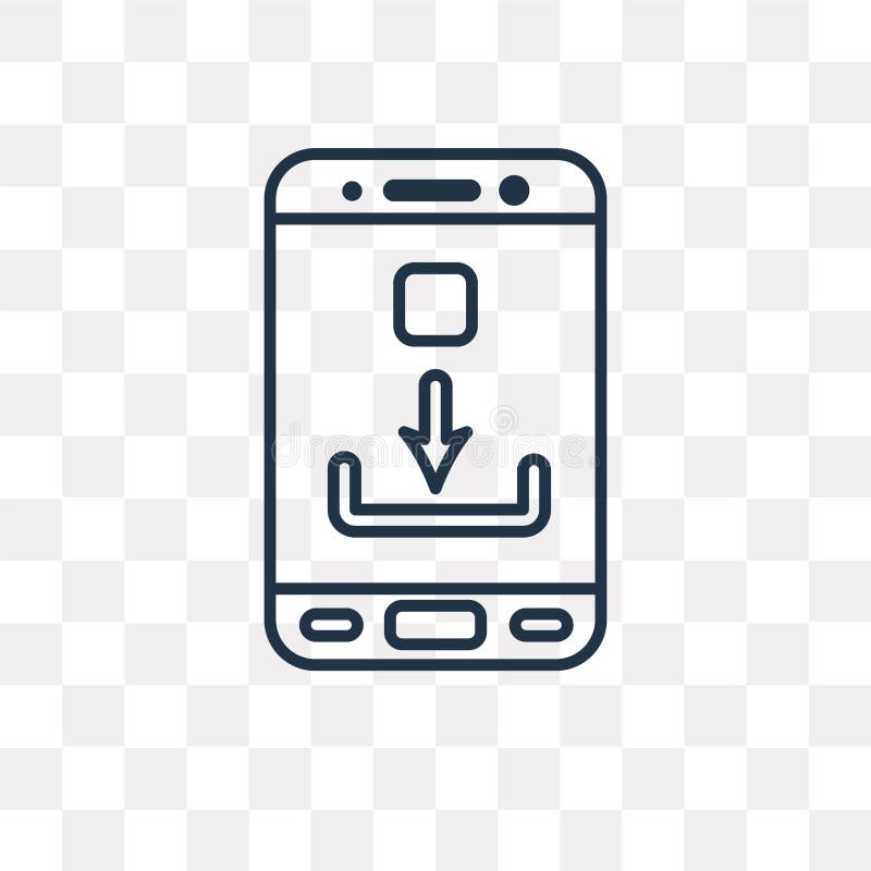 Application Vector Icon Isolated on Transparent Background, Application ...