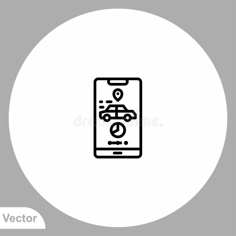 Application Vector Icon Sign Symbol Stock Illustration - Illustration ...