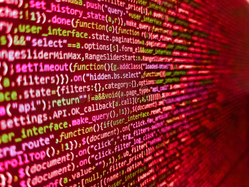 Programming Coding Source Code Screen. Stock Image - Image of arduino, design: 54486881