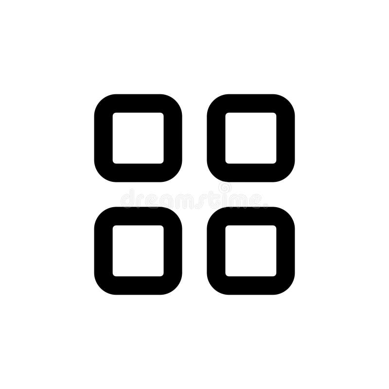 Applications Icon Line Style Design Simple Vector Perfect Illustration ...