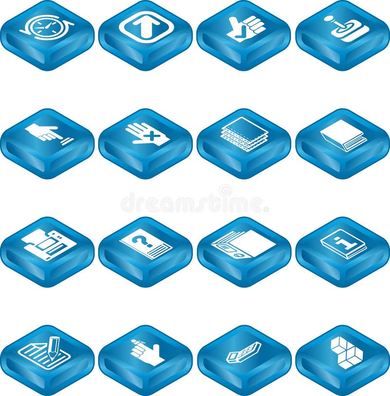 Applications Icon Series Set Stock Vector - Illustration of business ...
