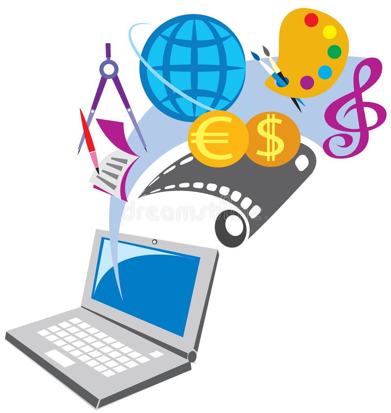 Computer Applications Buttons Stock Illustration - Illustration of ...