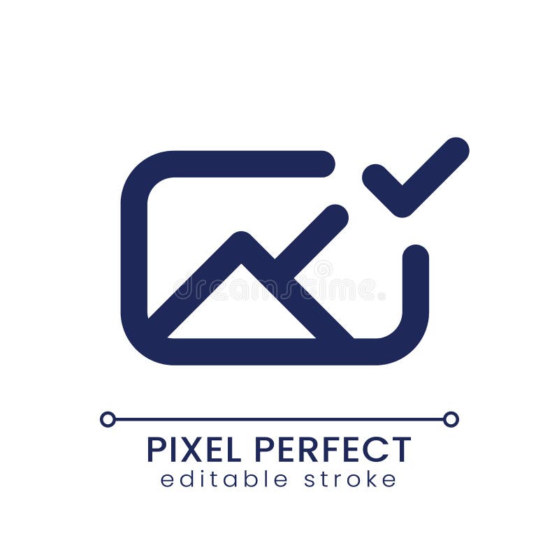 Applied Photo File Pixel Perfect Linear Ui Icon Stock Vector ... Applied Photo File Pixel Perfect Linear Ui Icon Stock Vector ...