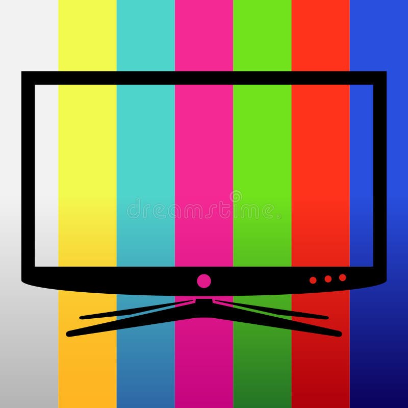 Lcd Tv Test Vector Illustration Stock Illustrations – 34 Lcd Tv Test ...