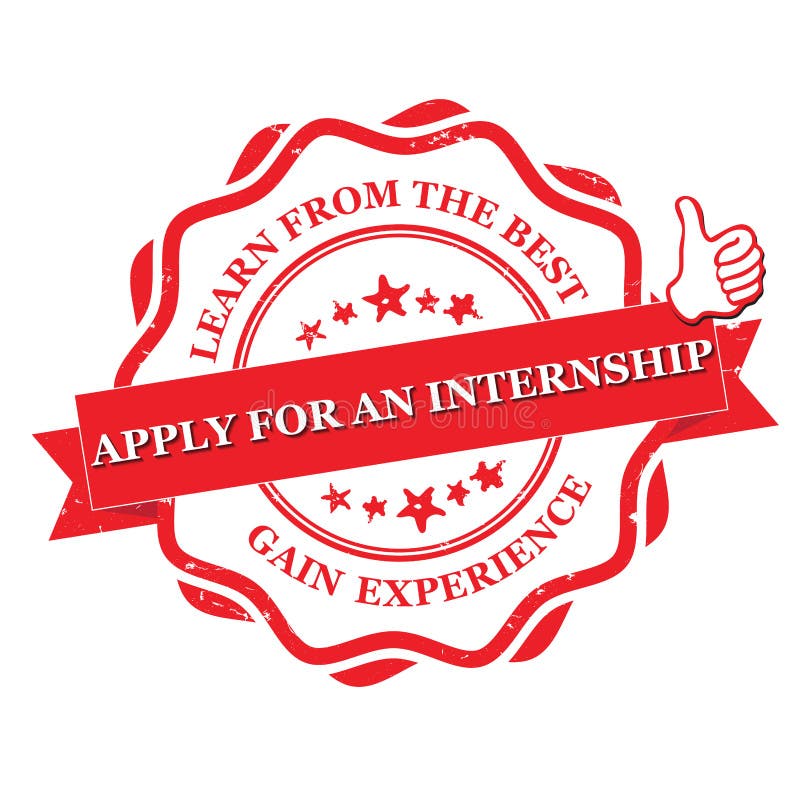 Apply for an Internship. Learn from the Best Stock Illustration ...