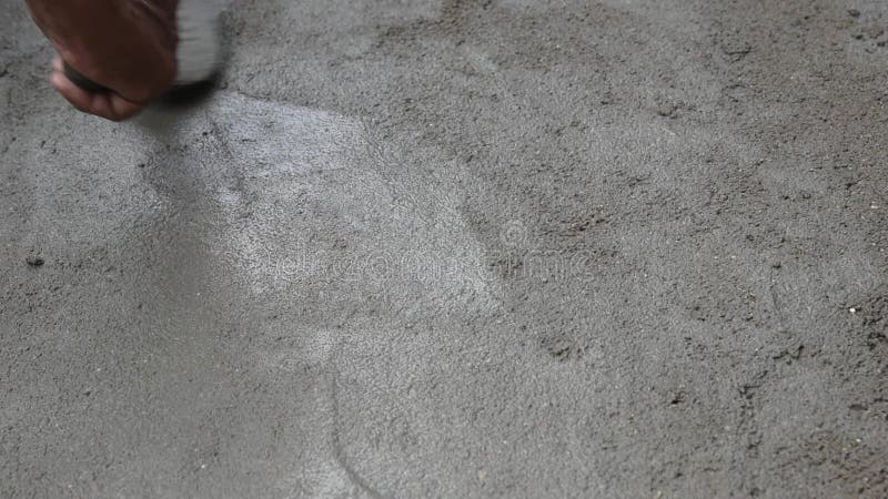 Apply Mortar or Cement Mixture with Trowel Stock Video - Video of repair, composition: 345823281