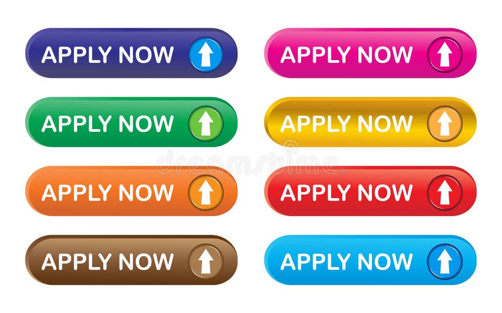 Apply now stock vector. Illustration of isolated, elements - 23902313