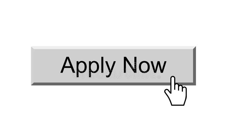 Apply now button click stock illustration. Illustration of confirmed ...
