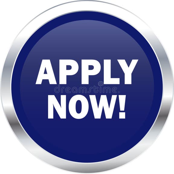 Apply Now Button, Apply Now Sign Vector, Apply Now Blue Icon Stock Vector - Illustration of ...