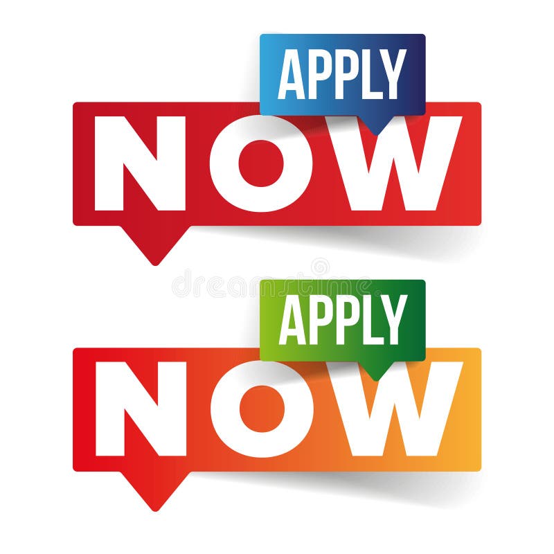 Apply Now Button on Search Bar. Pointer Click. Cursor Icon. Stock ...