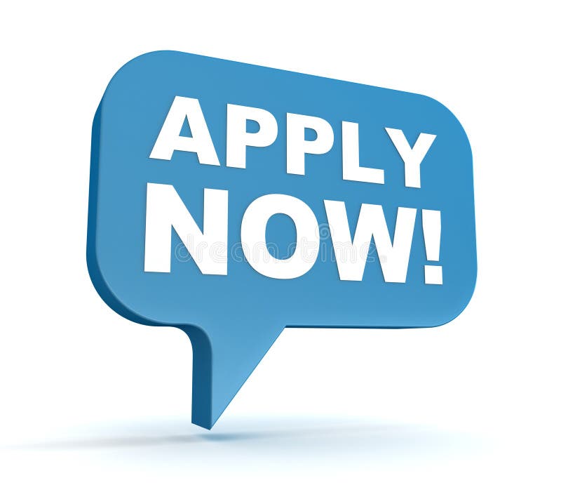 Apply Now Concept 3d Illustration Stock Illustration - Illustration of ...