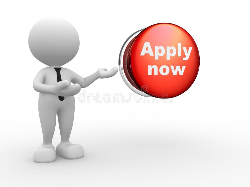 Apply now stock illustration. Illustration of element - 44143965