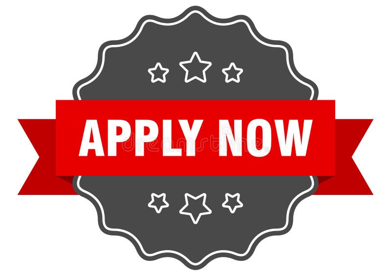 Apply Now Label. Apply Now Isolated Seal. Sticker. Sign Stock Vector ...