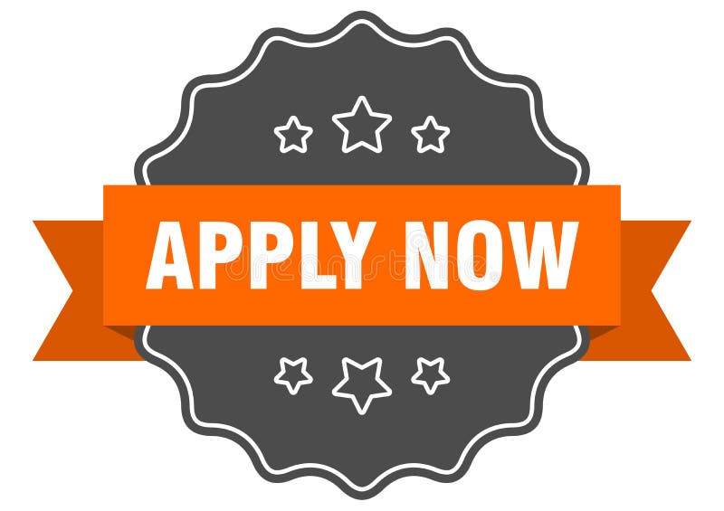 Apply Now Label. Apply Now Isolated Seal. Sticker. Sign Stock Vector ...