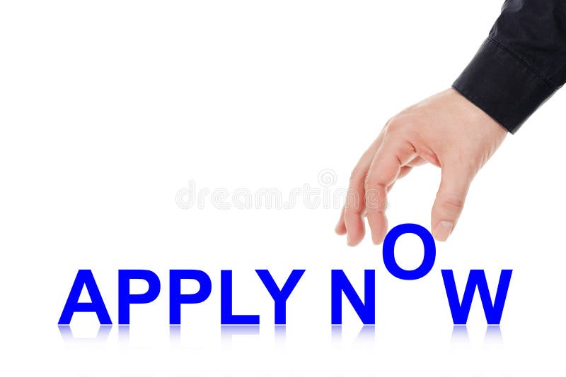 Apply now stock photo. Image of employ, conceptual, isolated - 92117680