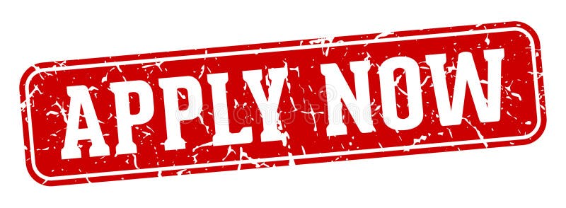 Apply Now Rectangular Sign. Apply Now Stamp Stock Vector - Illustration ...