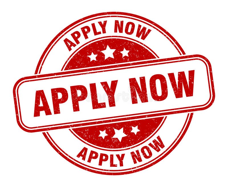 Apply Now Stamp. Apply Now Label. Round Grunge Sign Stock Vector ...