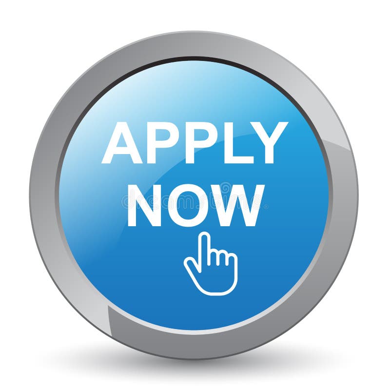 Apply now stock illustration. Illustration of buttons - 122776784
