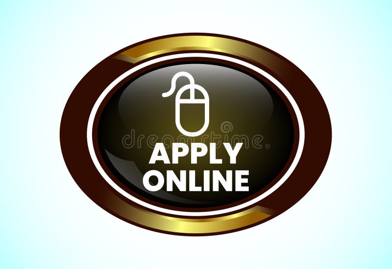 Apply Online Button, Suitable for Mobile App, and Website UI Design ...