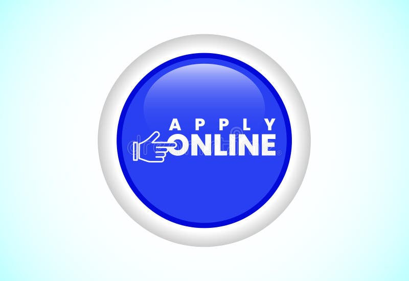 Apply Online Button, Suitable for Mobile App, and Website UI Design ...