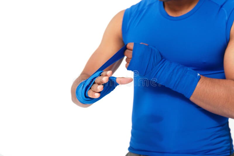 Applying bandage stock image. Image of workout, fighter - 51905897
