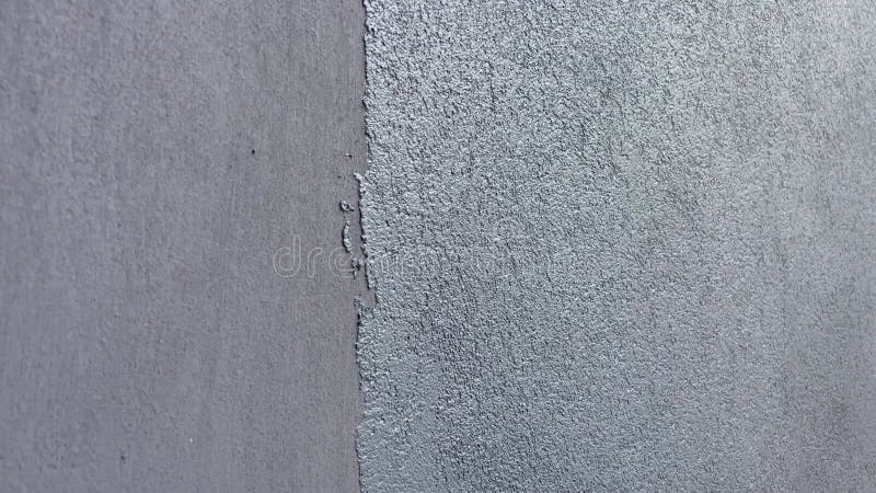 Applying Decorative Plaster with Marble Chips To the Wall of the House ...