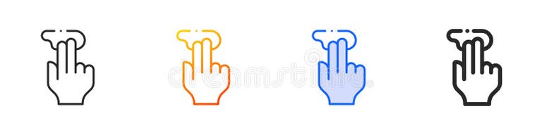 Applying Icon.Thin Linear, Gradient, Blue Stroke and Bold Style Design ...