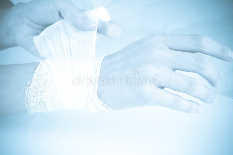 Applying plaster on arm stock photo. Image of plaster - 14832148