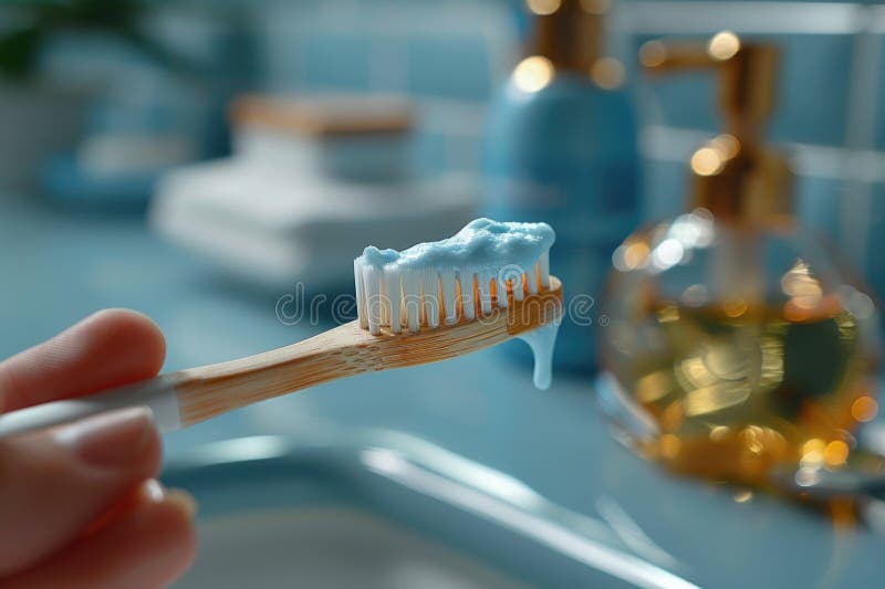 Applying Toothpaste on Toothbrush: Preparing for Your daily Oral Hyg ...