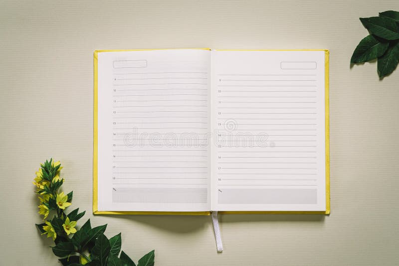 Appointment Calendar Concept. Desktop Calender, Diary Place on Office ...