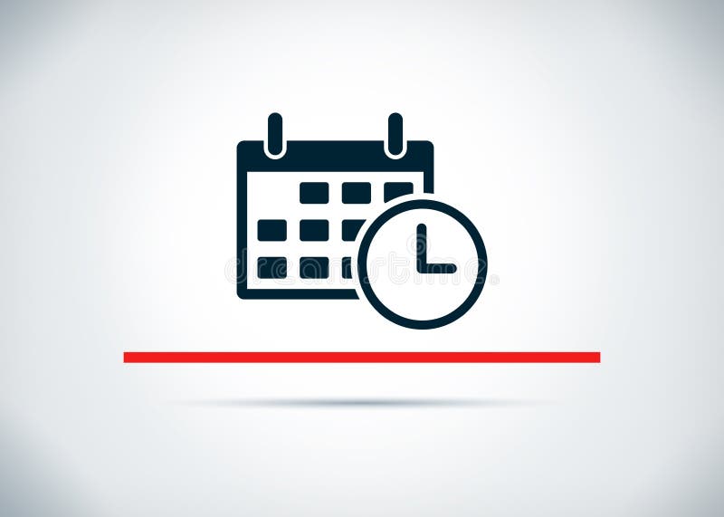 Appointment Date Calendar Icon Abstract Flat Background Design ...