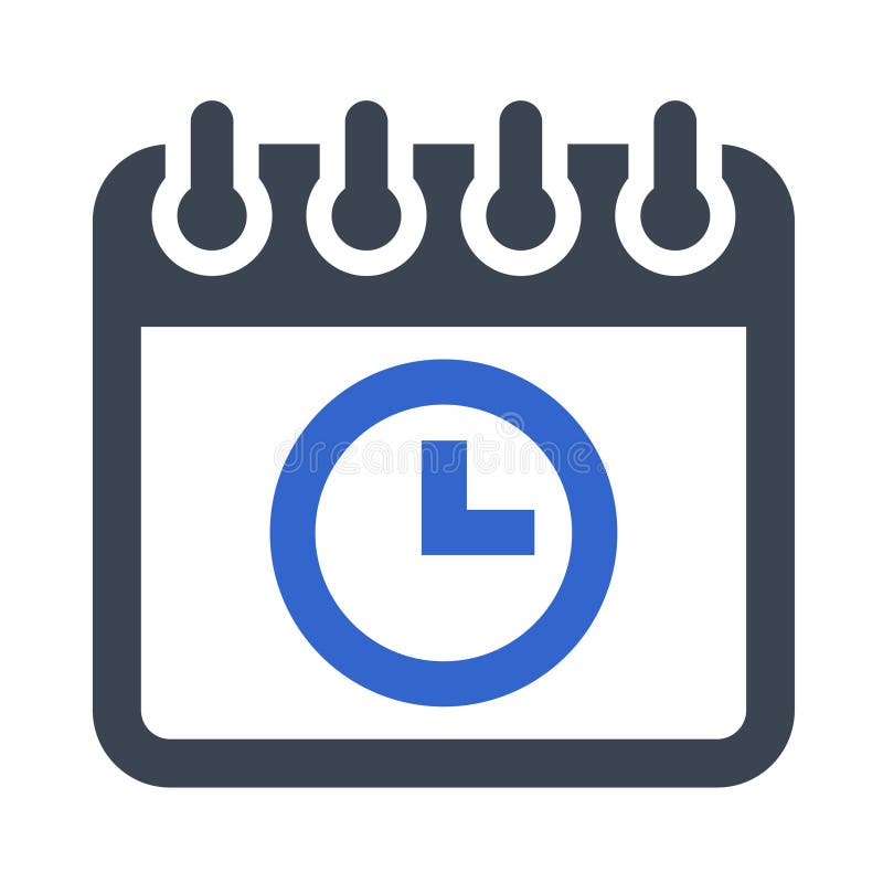 Appointment date icon stock vector. Illustration of meticulously ...