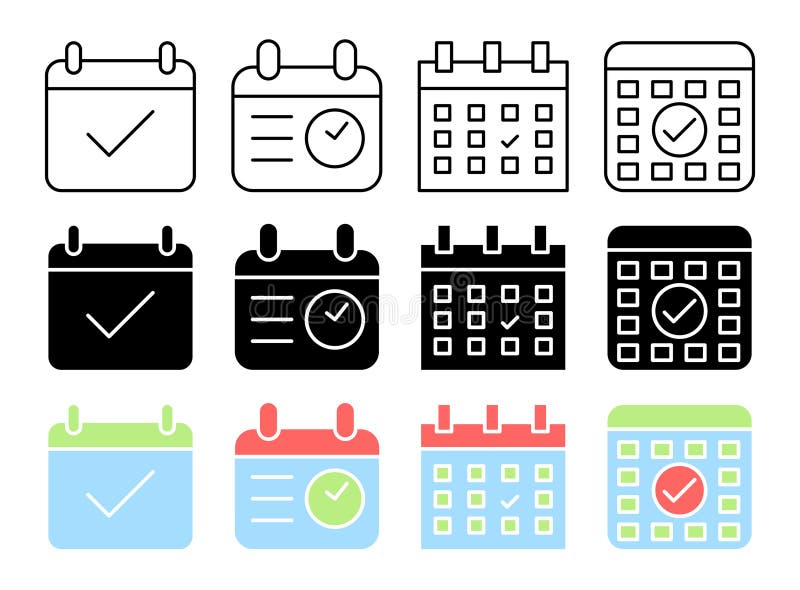 Appointment icon vector stock illustration. Illustration of pictogram ...