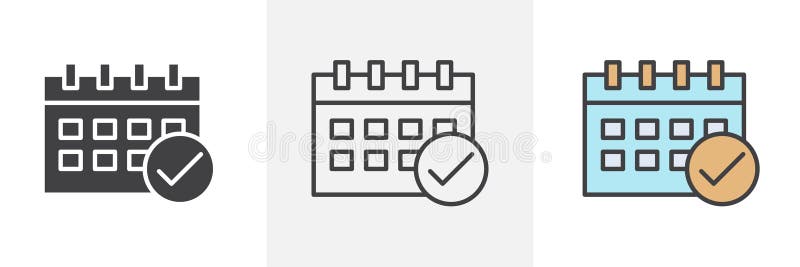 Appointment icon vector stock illustration. Illustration of point ...