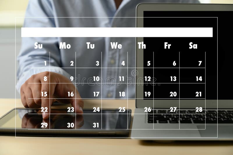Appointment Reminder To Calendar and Organizer Agenda Stock Photo ...