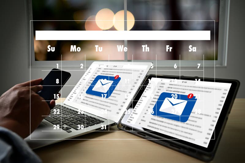 Appointment Reminder To Calendar and Organizer Agenda Stock Photo ...