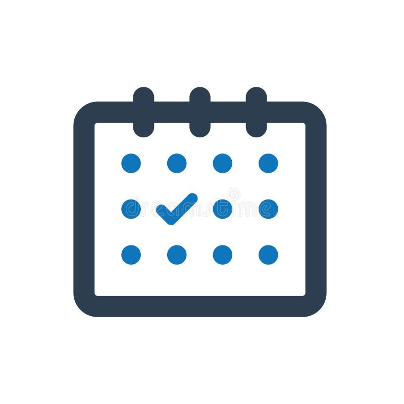 Appointment Schedule Icon stock vector. Illustration of symbol - 128919100