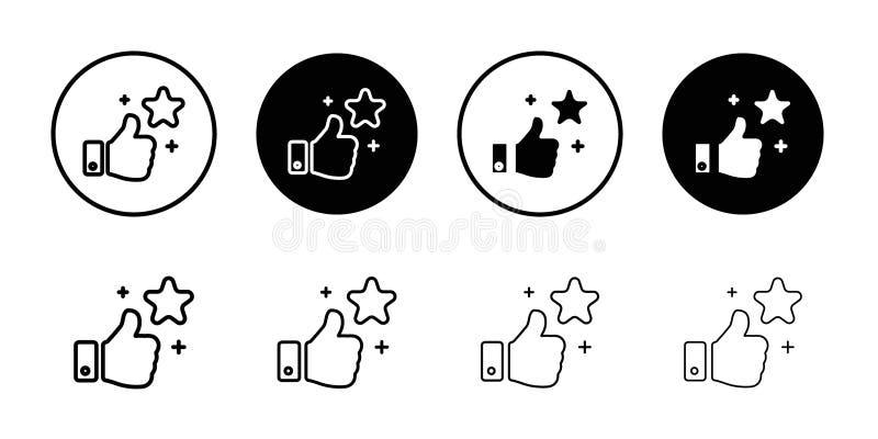 Appreciation Icon Logo Set Vector Stock Vector - Illustration of team ...