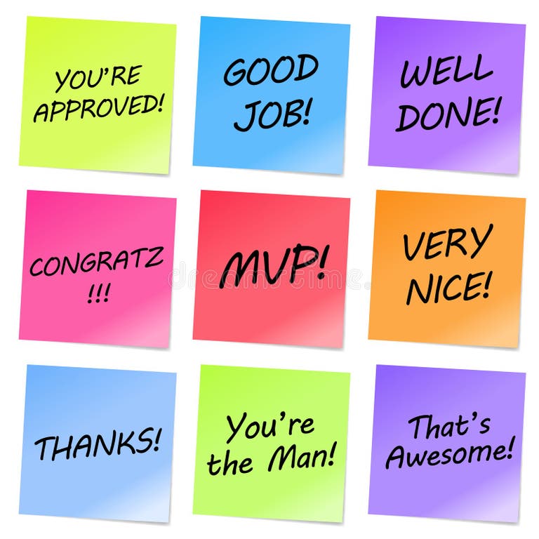 Appreciation Notes stock vector. Illustration of design - 22576709