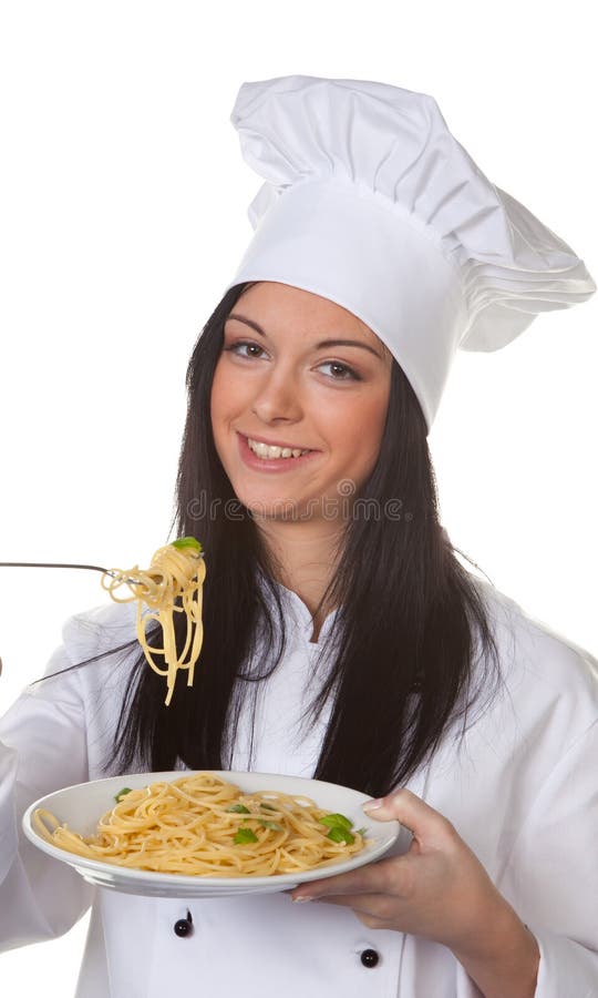 Apprentice chef tasted stock photo. Image of cooks, people - 14630368
