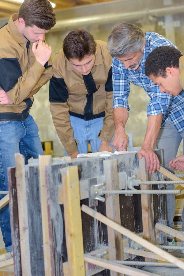 Apprentice in craft class stock image. Image of school - 281500529