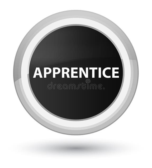 Apprentice Prime Black Round Button Stock Illustration - Illustration ...