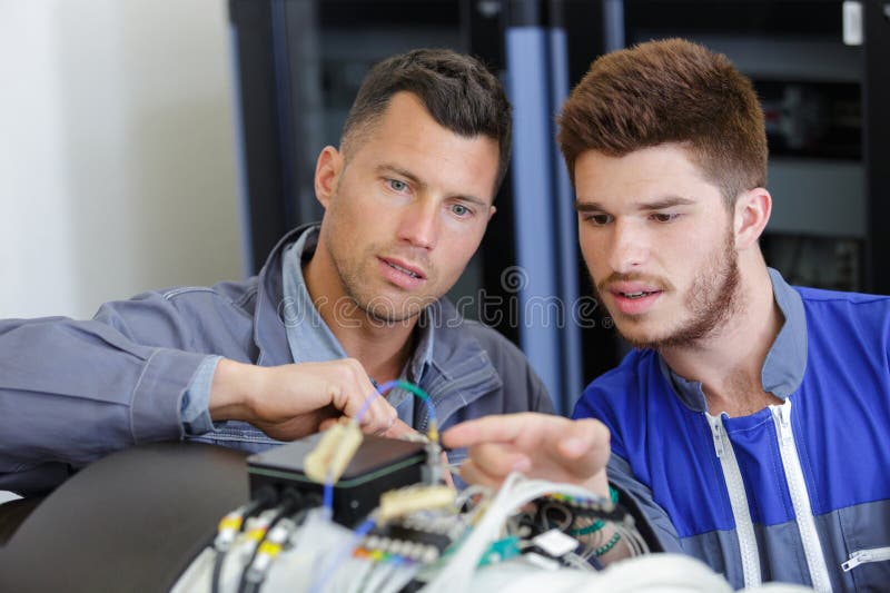Apprentice Learning To Fix Issue Stock Image - Image of installer ...