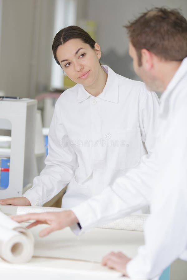 Apprentice and Paint at Work Stock Image - Image of doityourself ...