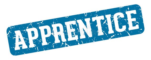 Apprentice Rectangular Sign. Apprentice Stamp Stock Vector ...