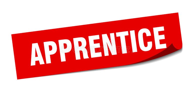 Apprentice Sticker. Apprentice Square Sign Stock Vector - Illustration ...