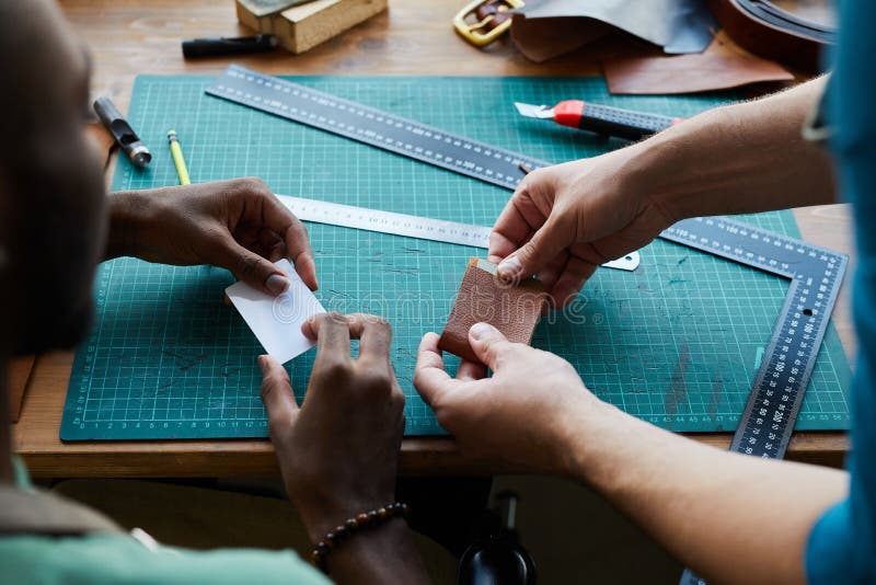 Apprentice in Workshop Close Up Stock Image - Image of business ...