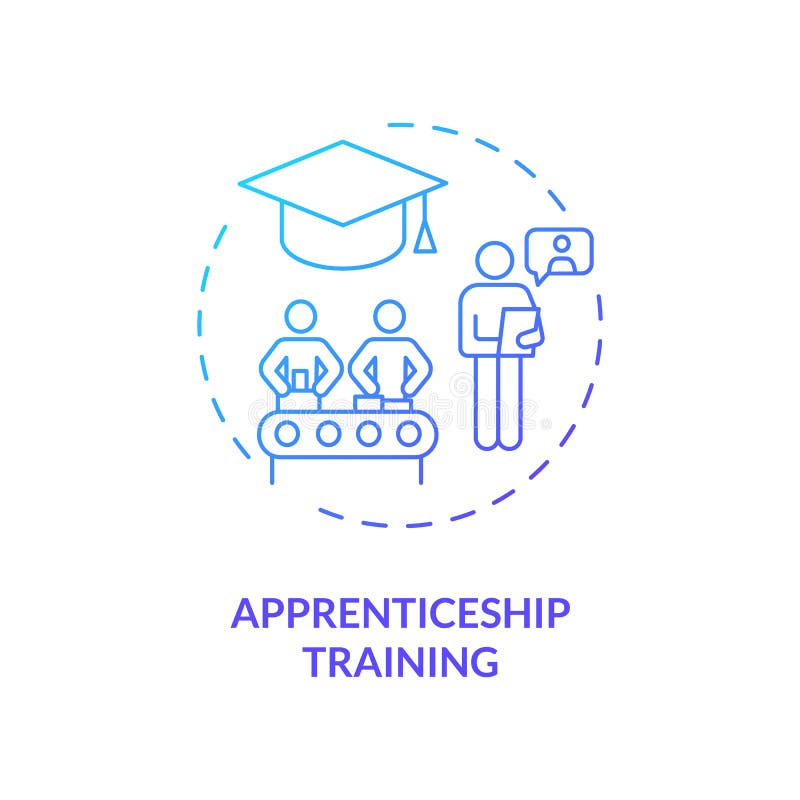 Apprenticeship Concept Icons Stock Illustration - Illustration of ...